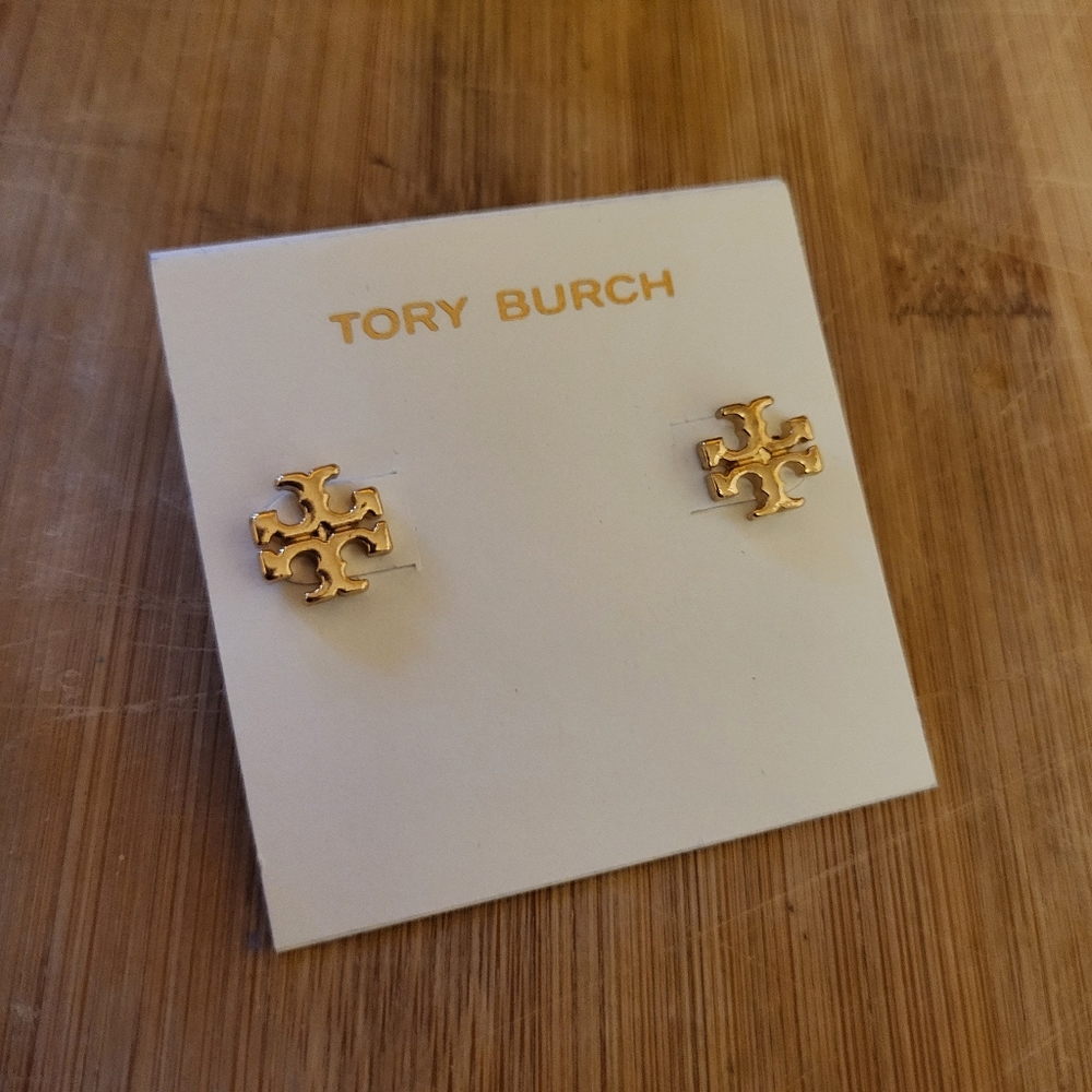 Tory Burch Gold Kira Studs - Gem